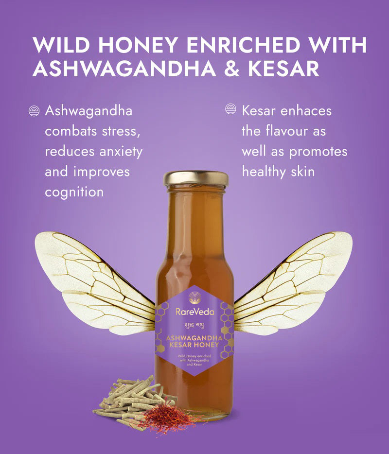 Ashwagandha Kesar Honey – RareVeda